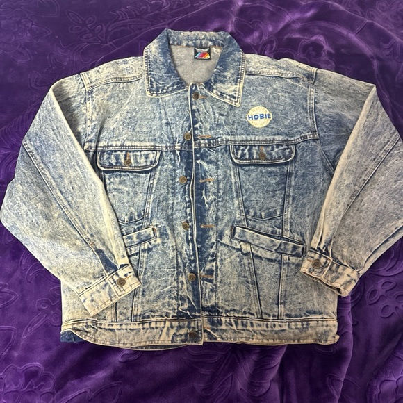 Hobie | Jackets & Coats | Vintage Hobie Surf Brand Acid Wash Denim ...